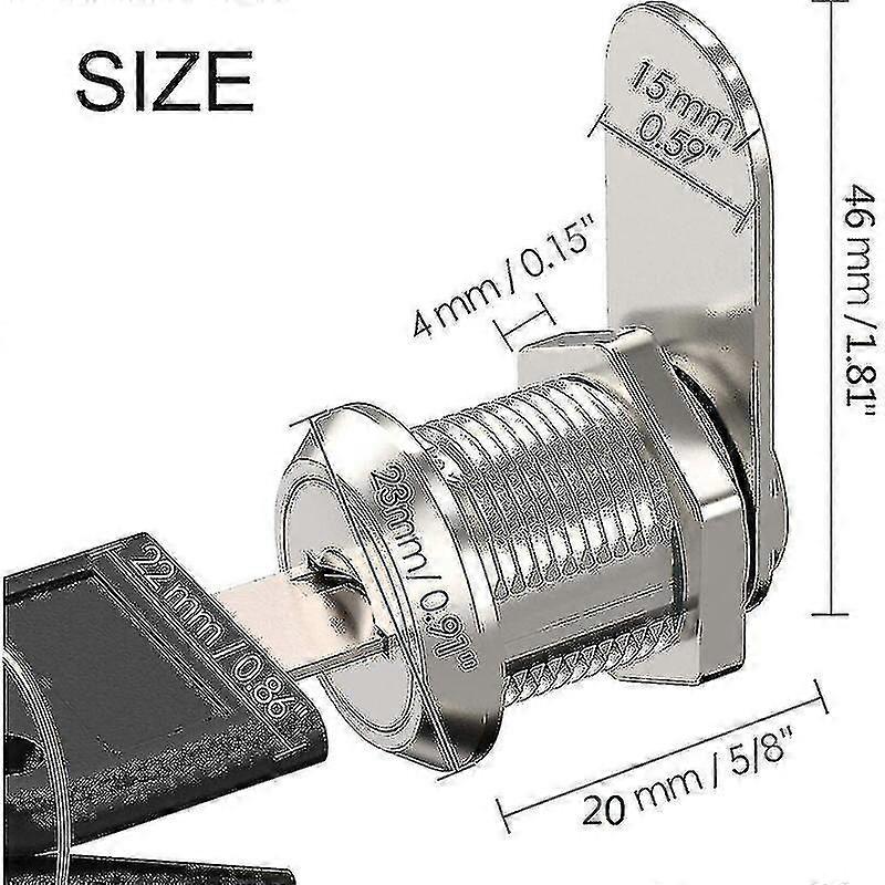 Mailbox Lock 20mm Mailbox Lock Lock With Keys For Mailbox Locker Drawer ...
