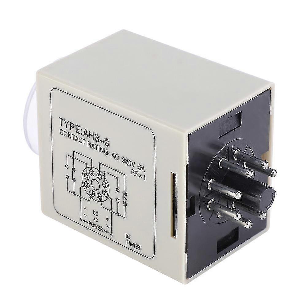 Ah3-3 Time Relay Adjustable Delay Timer Switch Ac 220v For Automatic Control System10s | Fruugo UK