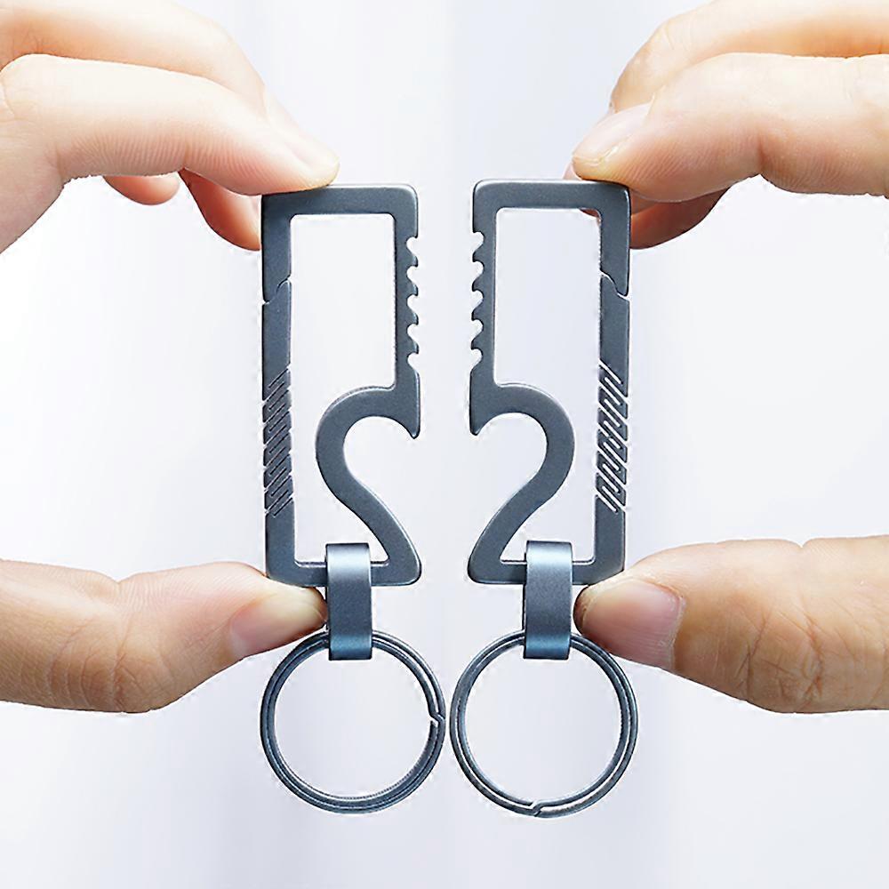 Titanium EDC Car Key Chain Holder Lovers Couples Super Lightweight ...