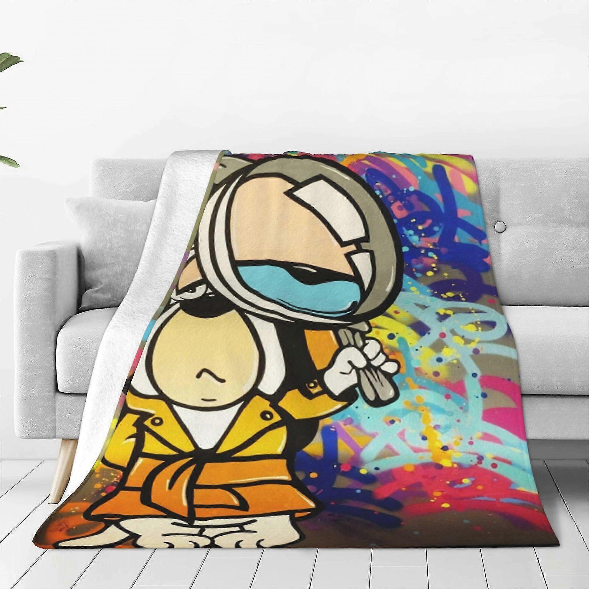 Droopy Throw Blanket Soft Plush Travel Blanket For Bedroom Living Room ...