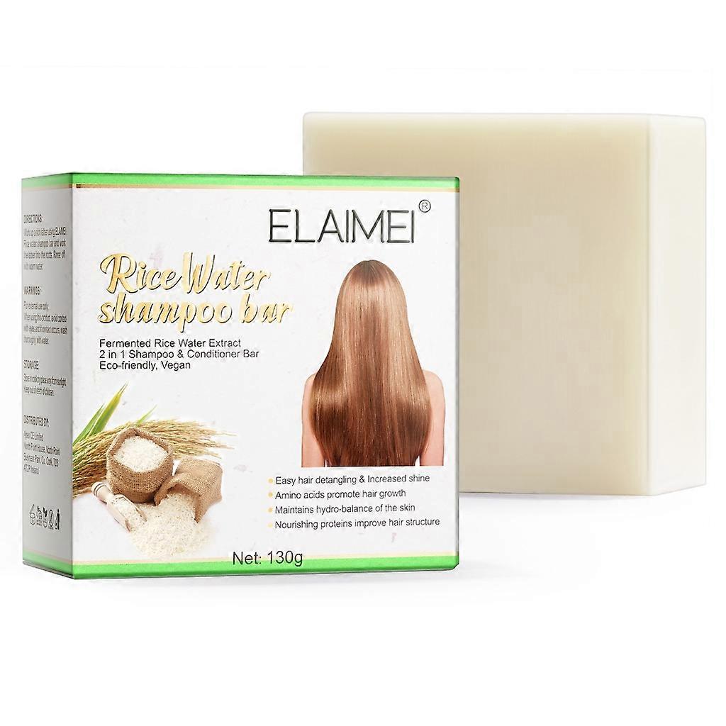 Rice Shampoo Bar Hair Growth Shampoo Soap Anti-Hair Loss Rice Water ...