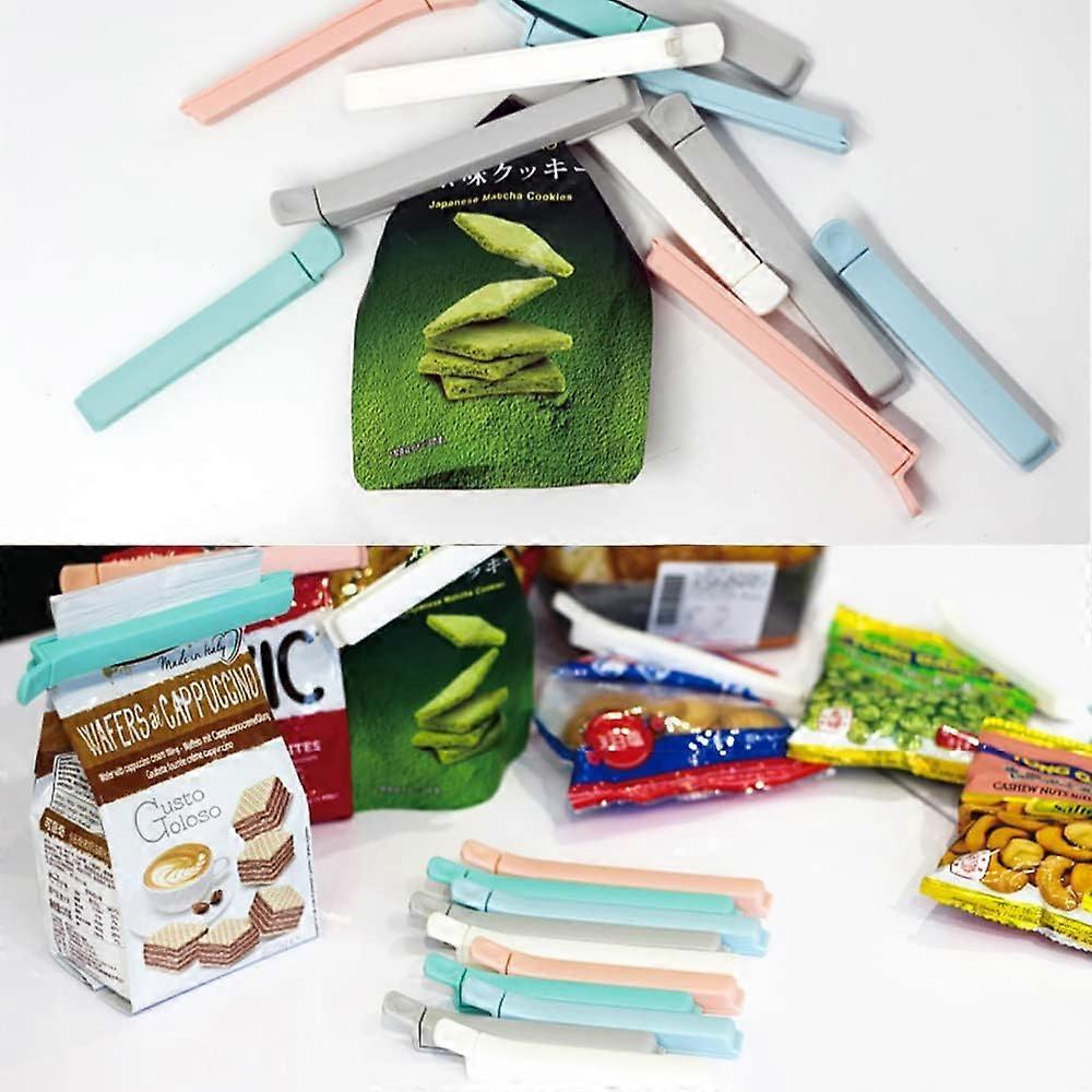 15pcs Food Bag Clips Sealing for Food Colorful Bag Sealer 3 Different ...