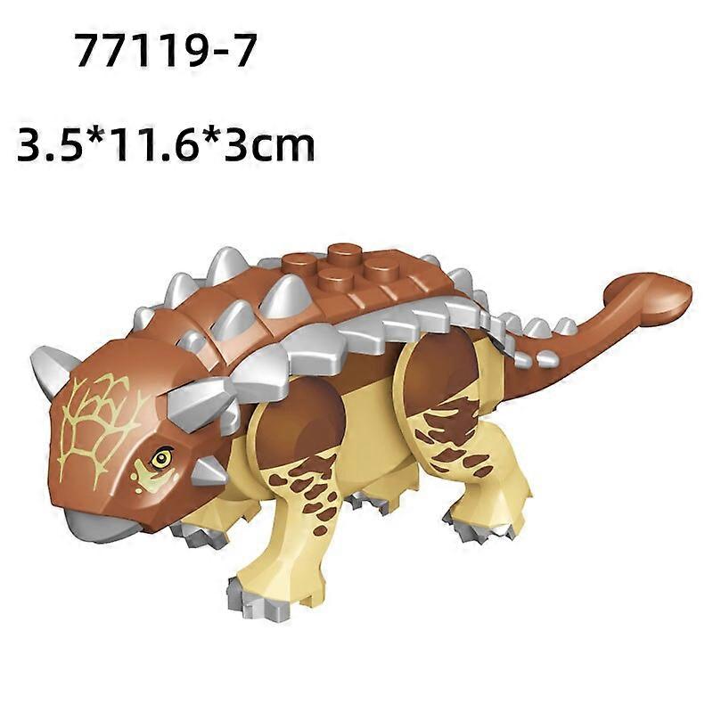 Assembled Block Toy Jurassic Mosasaurus Brutal Raptor Building Blocks ...