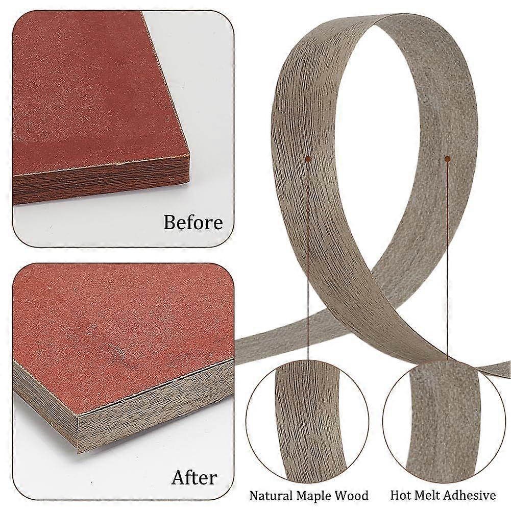 Walnut Edge Banding 0.98 Inch x 32 Ft Wood Veneer Edging Veneer Edge ...