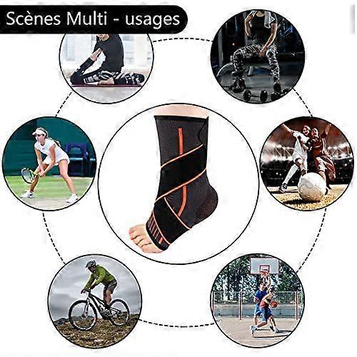 Adjustable sprained ankle splint strap, ligament support injuries ...