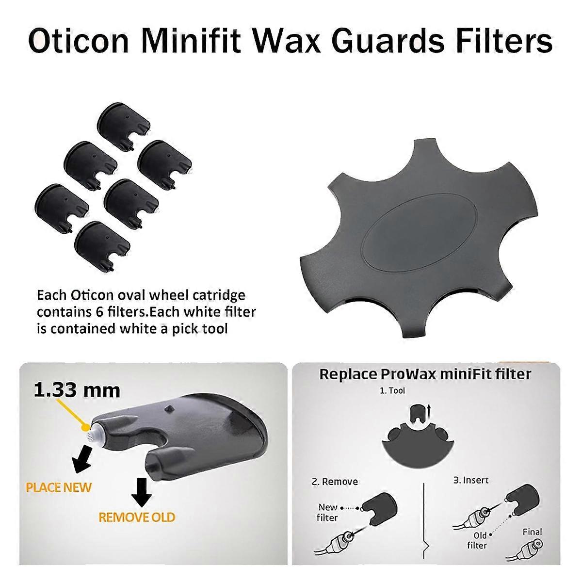 Wax Guards Filters for Minifit Prowax,Hearing Aids Replacement Parts ...
