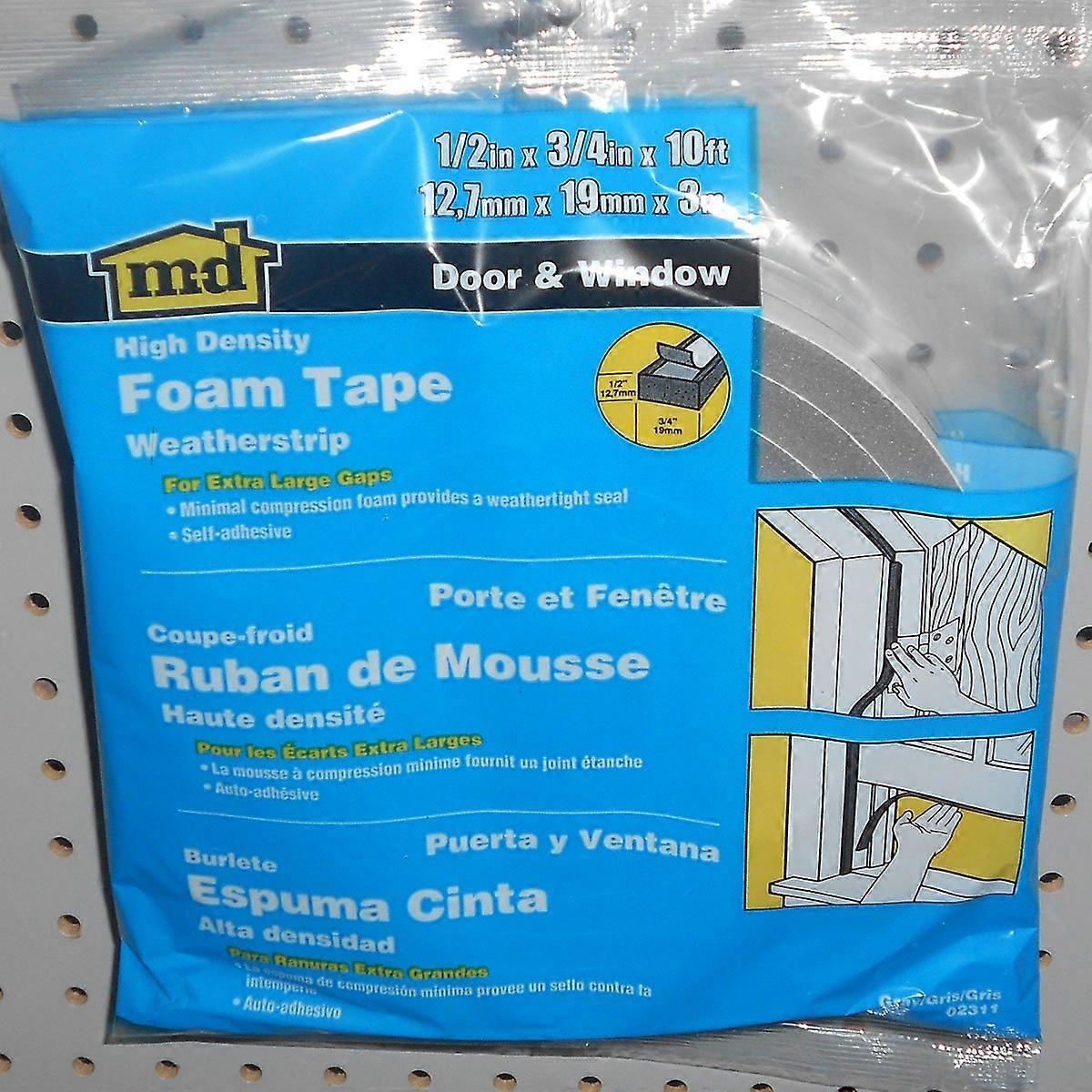 Closed-Cell Weather-Strip for Insulation 3/4 in W X 10 ft L X 1/2 in T ...
