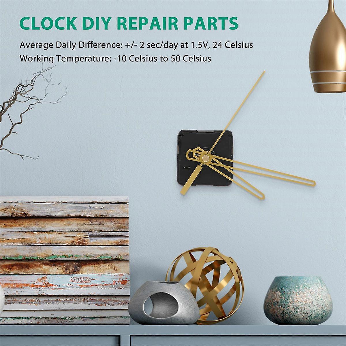 Silent Large Wall Clock Mechanism Watch Diy Mechanism Quartz Clock ...