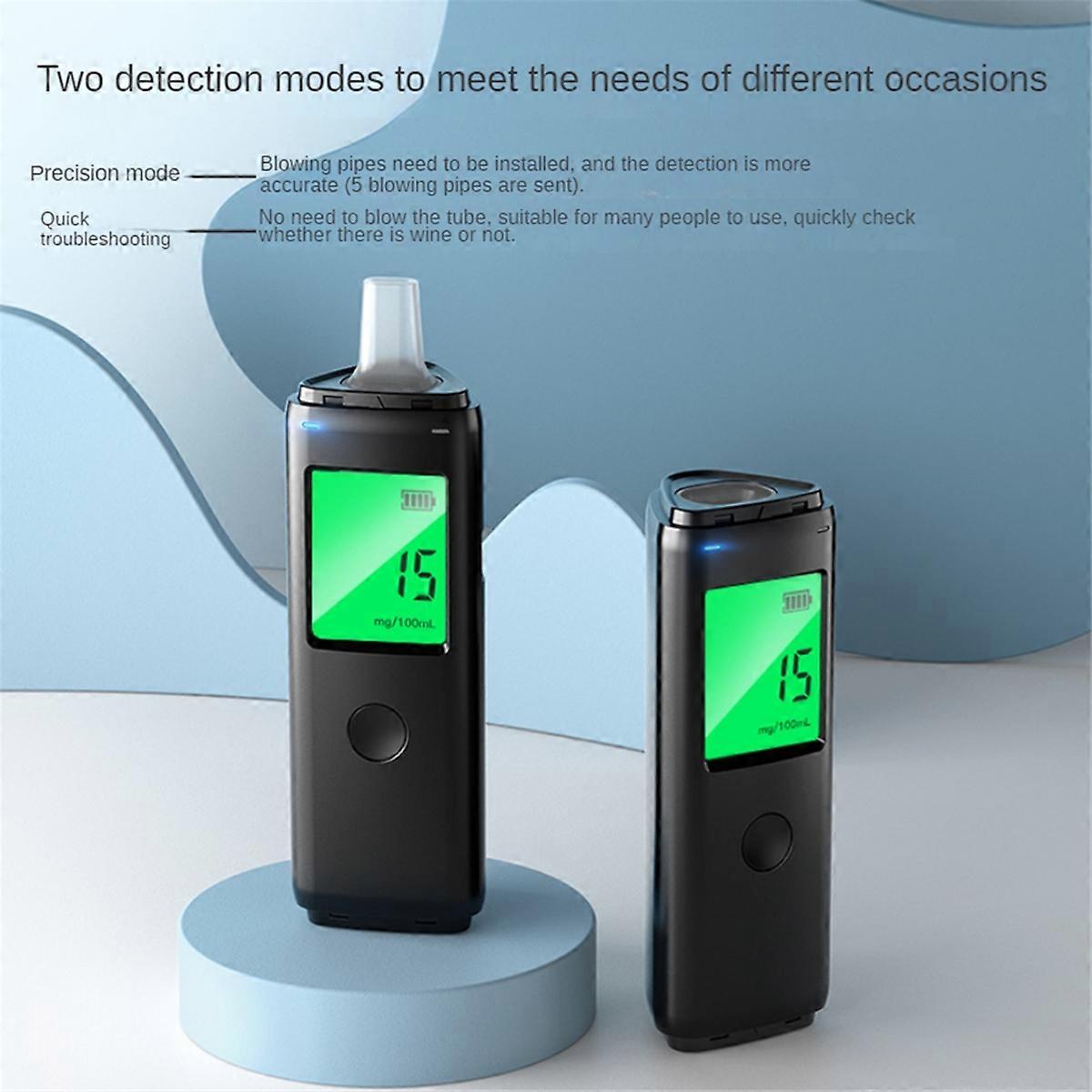 Rechargeable Breathalyzer Portable Breathalyzer Tester for Individuals ...