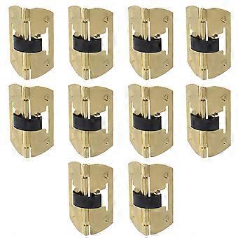 10pcs Small Spring Loaded Hinges for Jewelry Box Antique Metal Hinges ...