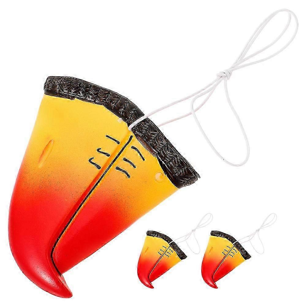 3Pcs Realistic Parrot Beak Nose Costume Parrot Nose Simulation Animal ...