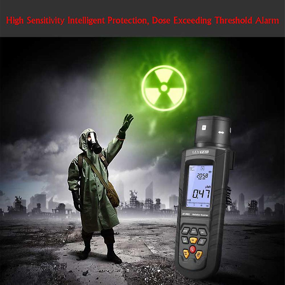 Cem Dt-9501 Digital Radiation Scanner Geiger Counter Radiation Detector ...