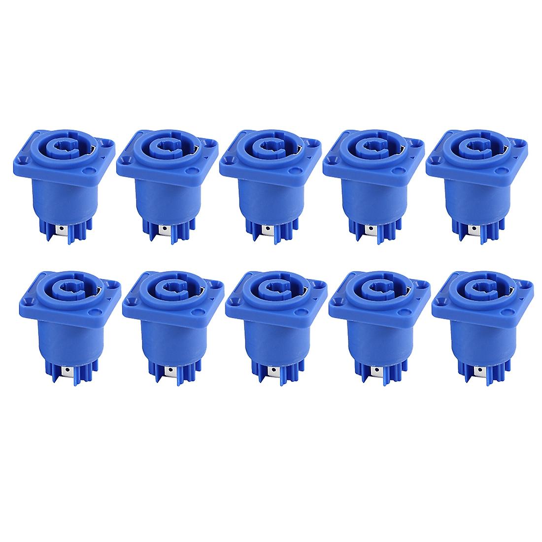 10pcs Powercon Connector 3 Pins 20a 250v Power Speaker Panel Socket ...