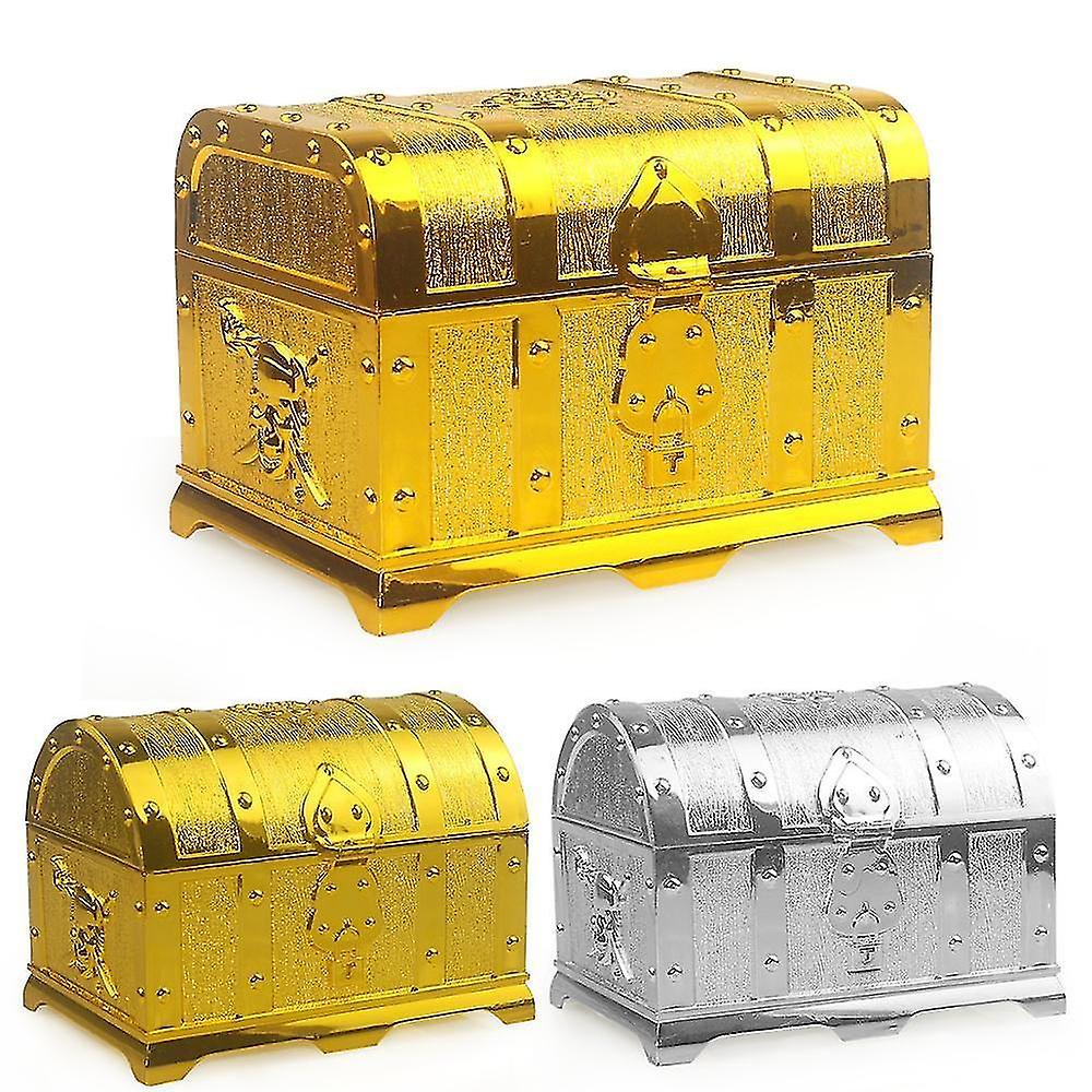 Antique silver Doldoly Pirate Treasure Hunting Box | Fruugo BE