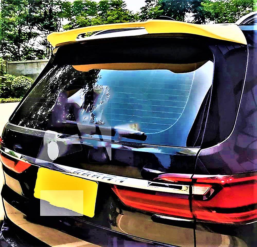 Bmw M Sport X7 G07 X7m Suv Gloss Black Rear Roof Spoiler 2018 Plus ...