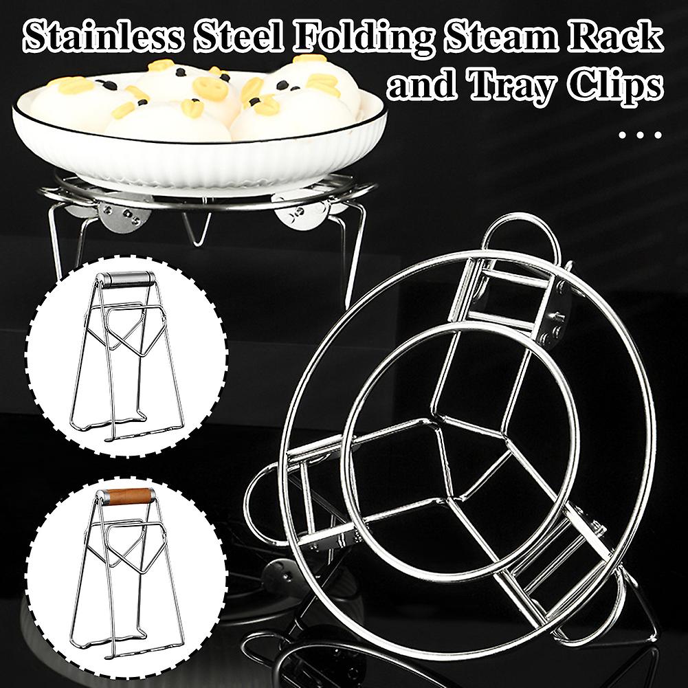 Stainless Steel 304 Steaming Rack Stand Water Insulation Heat ...