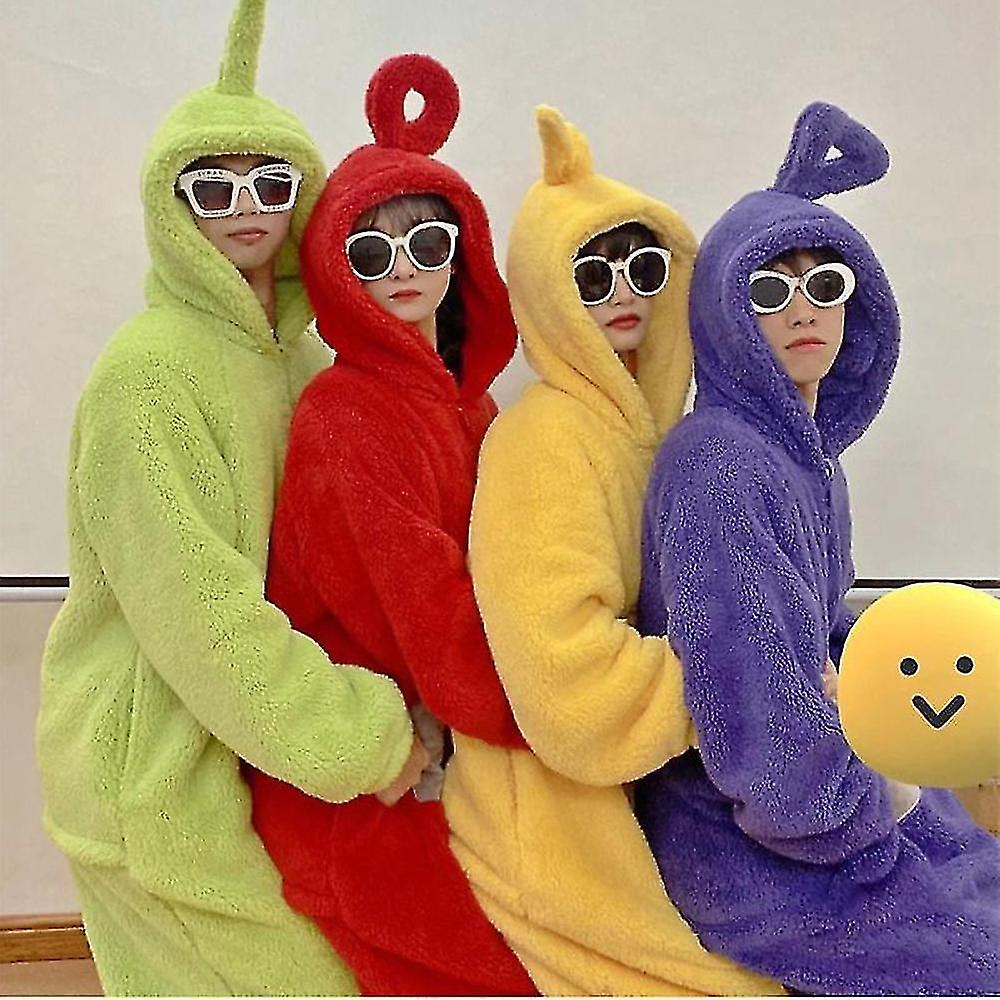 Home 4 Colors Teletubbies Cosplay For Adult Funny Tinky Winky Anime ...