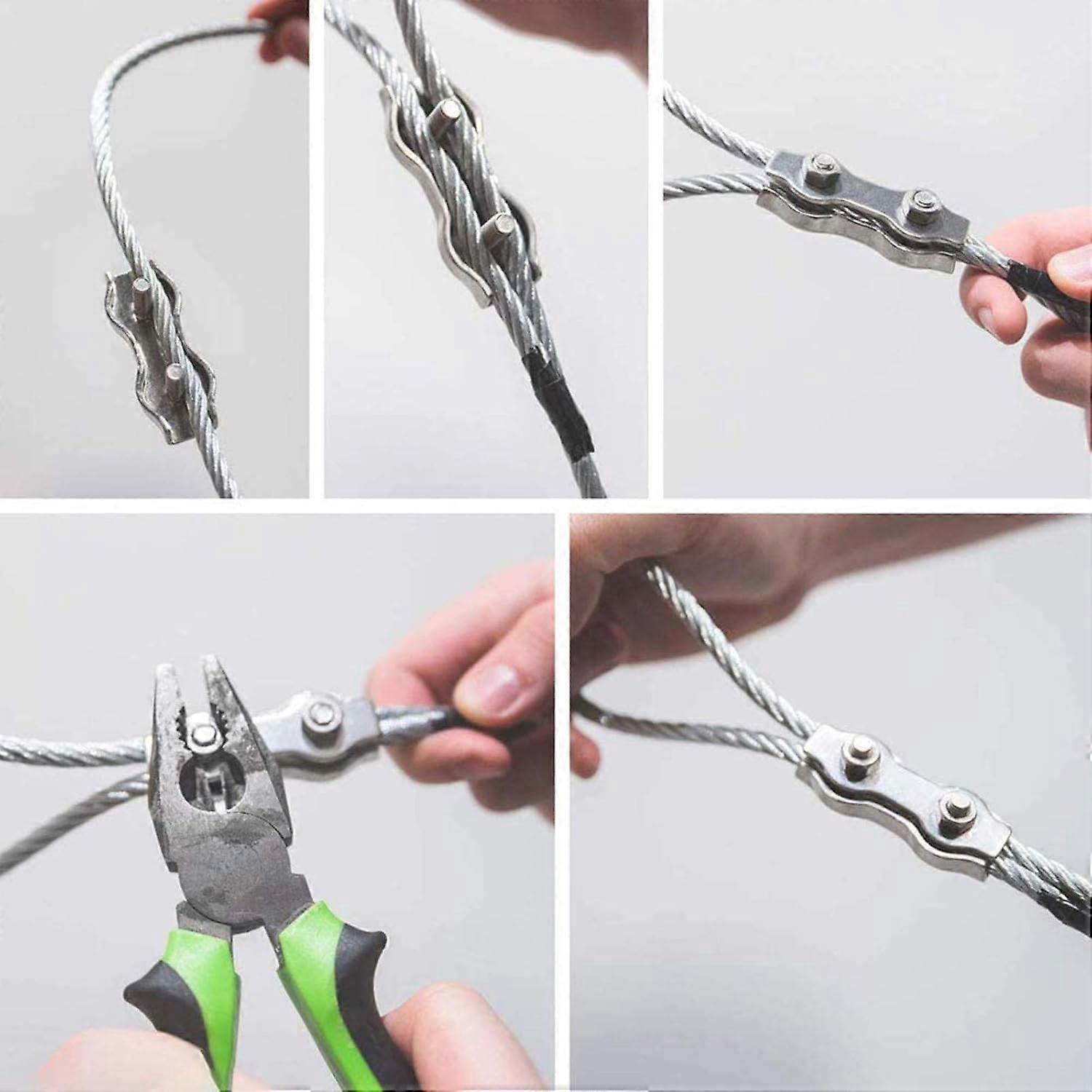 12 Piece Duplex Stainless Steel Pliers Double Stainless Steel Cable ...
