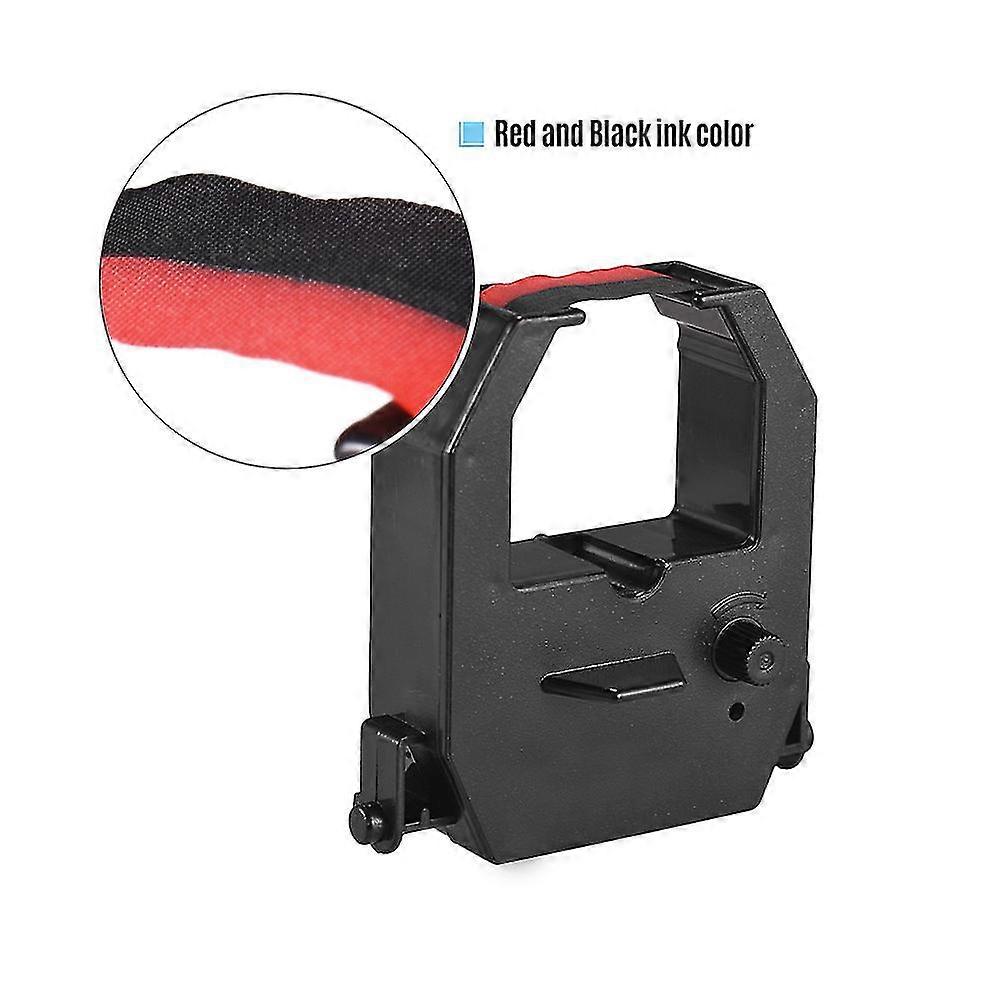 Time Clock Ribbon Cartridge Red Black Ink Colors for Office Electronic ...