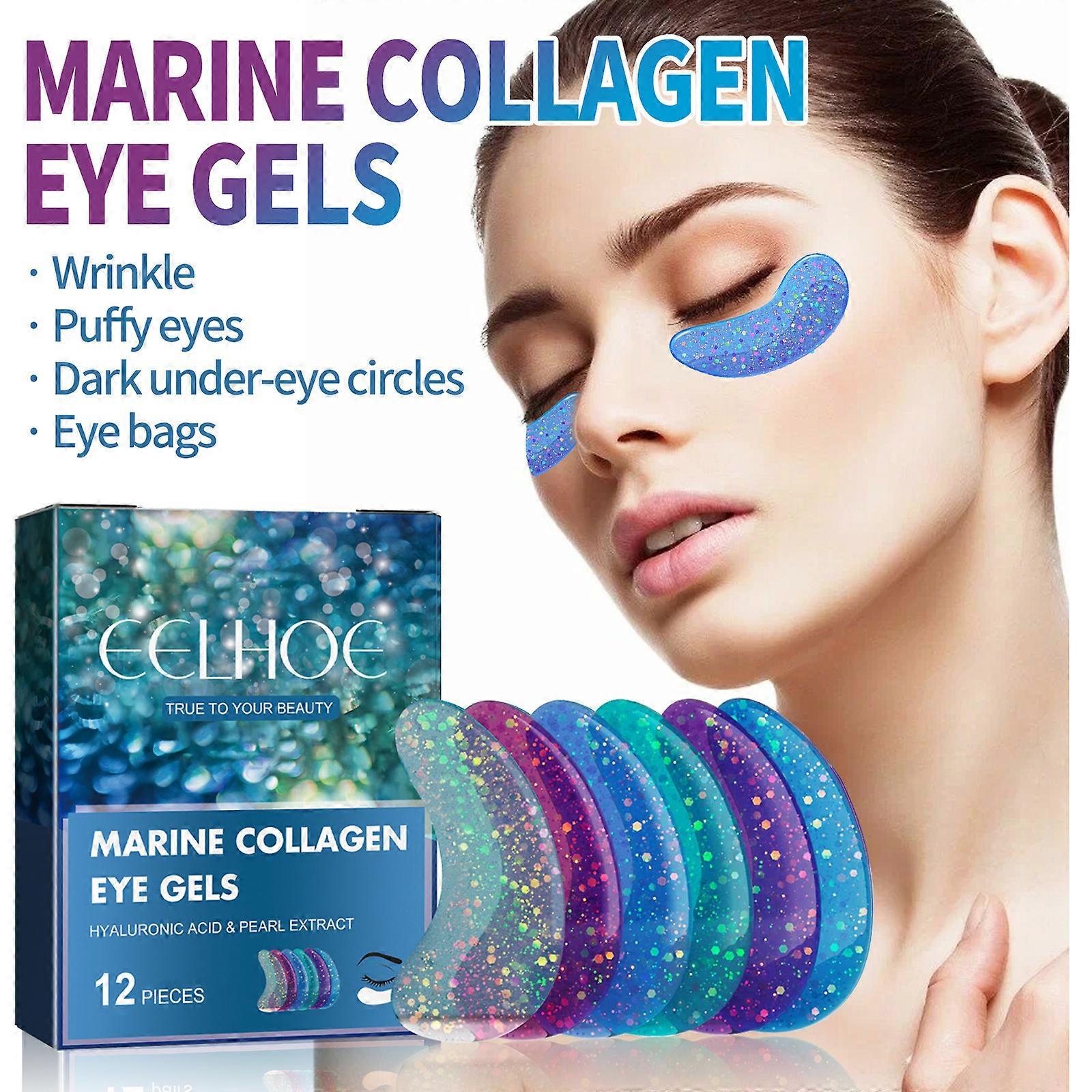Eelhoe Eye Gel Patch Elastic Moisturizing Skin Fading Wrinkle Eye Bags Dark Circles Anti-Fading ...