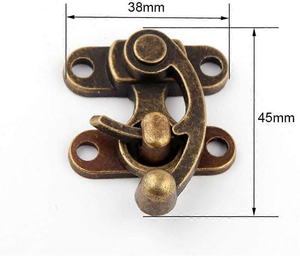 10pcs Antique Vintage Lock Clasp Latch Hook 38*45mm Swing Arm Lock for ...
