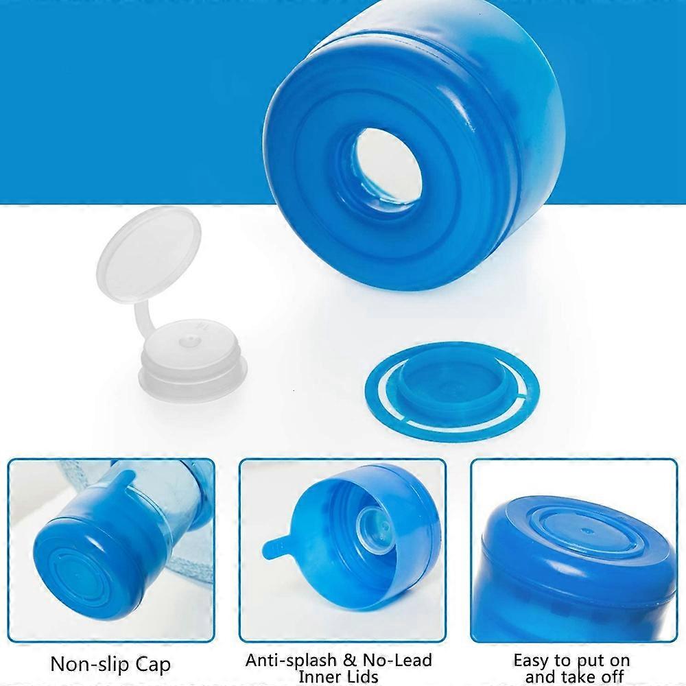 30 Pack Non-Spill Bottle Caps Anti Splash Bottle Caps Reusable for ...