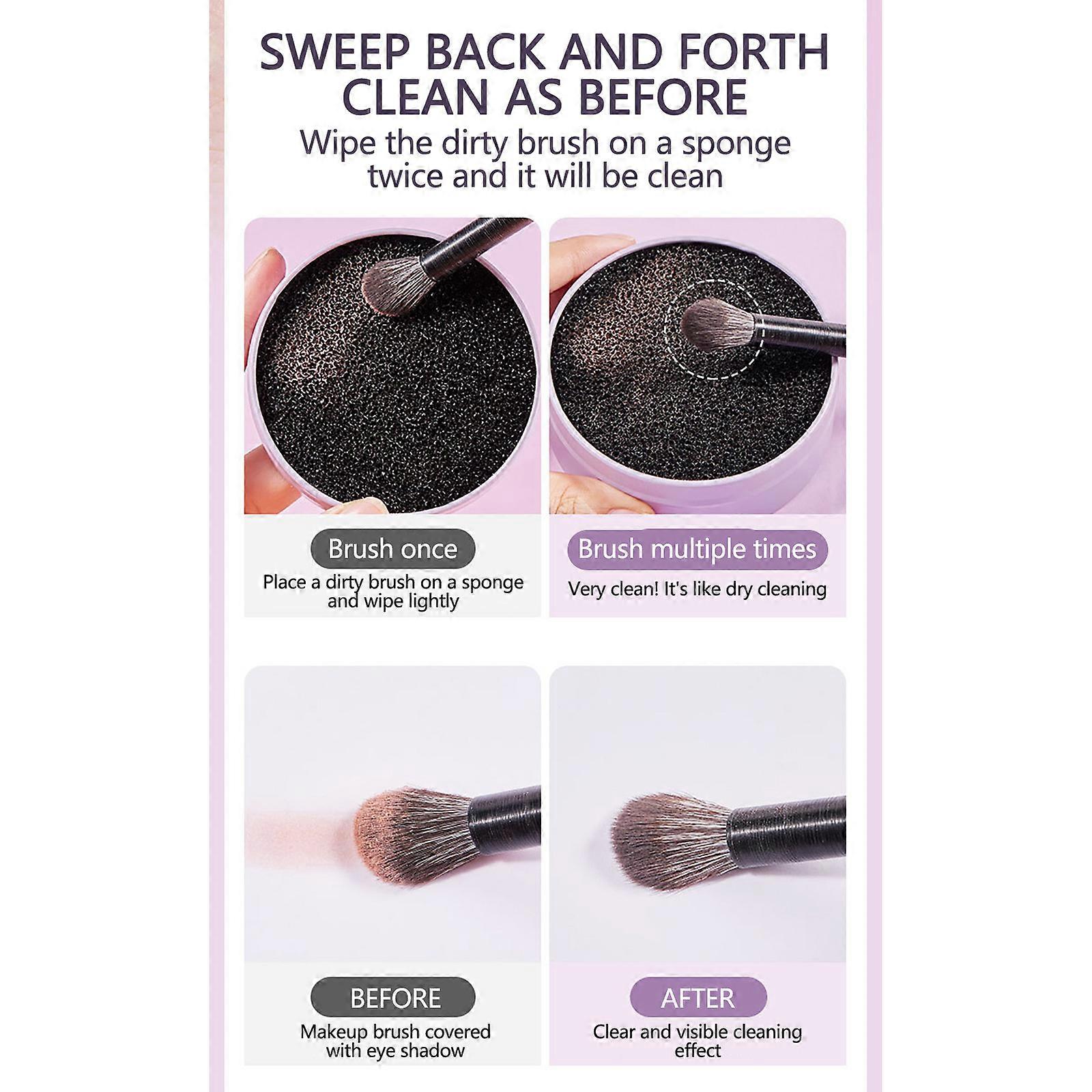 Rare Beauty Makeup Brush Cleaning Box Quick Cleaning Sponge Brush No ...