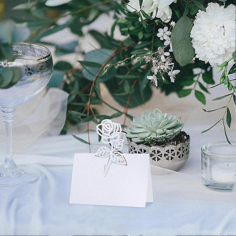 Table Place Cards, Place Cards For Table Setting, 50 Pack Hollow Out ...