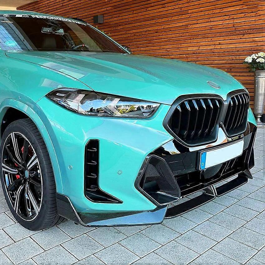 For BMW X6 G06 late stage MP 2023+ Front Bumper Lip Spoiler Front ...