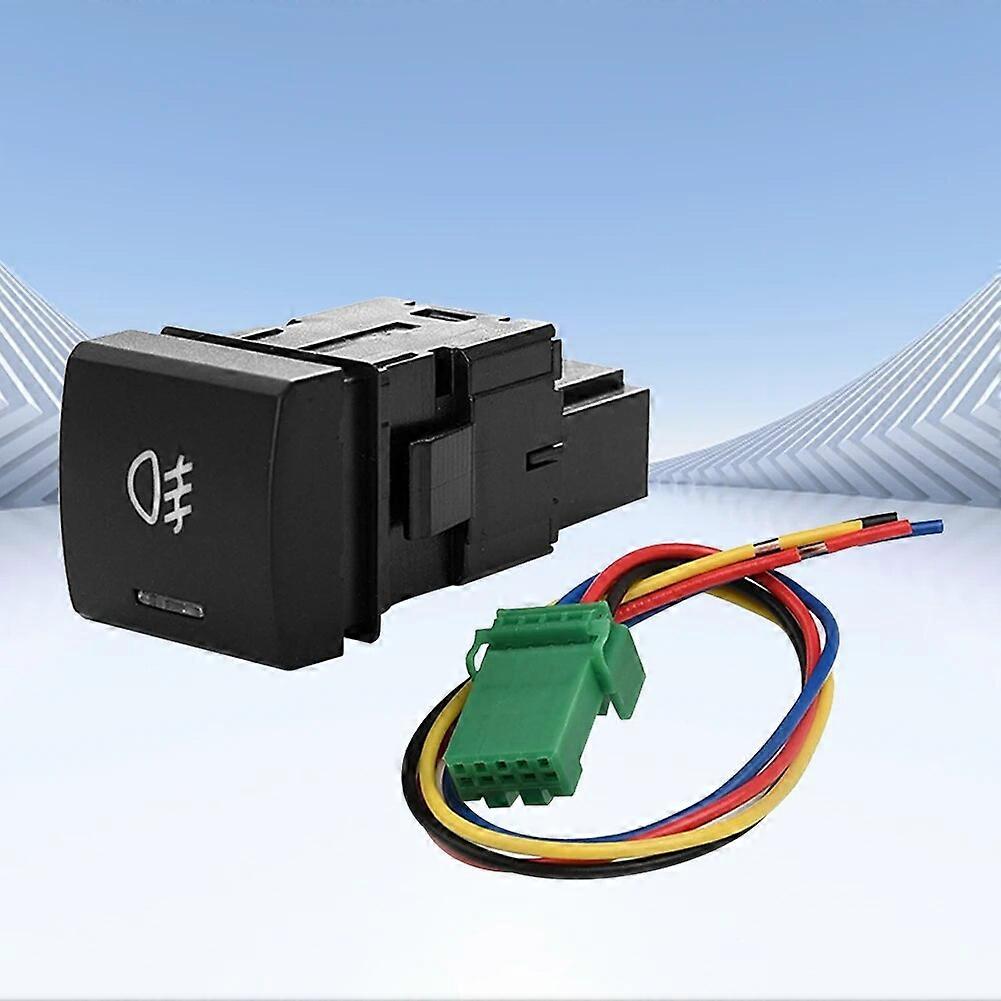 Car Fog Lights Switch with Green Light Fog Light Button Replacement ...