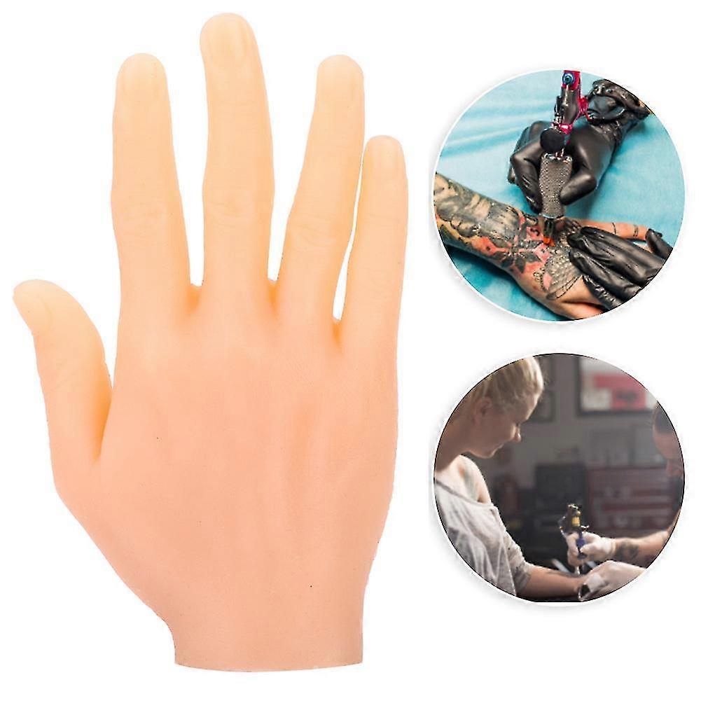 Tattoo Practice Hand Silicone Soft Tattoo Practice Fake Hand For Tattoo ...