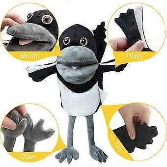 Steve and Maggie Plush Toy, Soft Magpie Plush Toy, Bird Hand Puppet ...