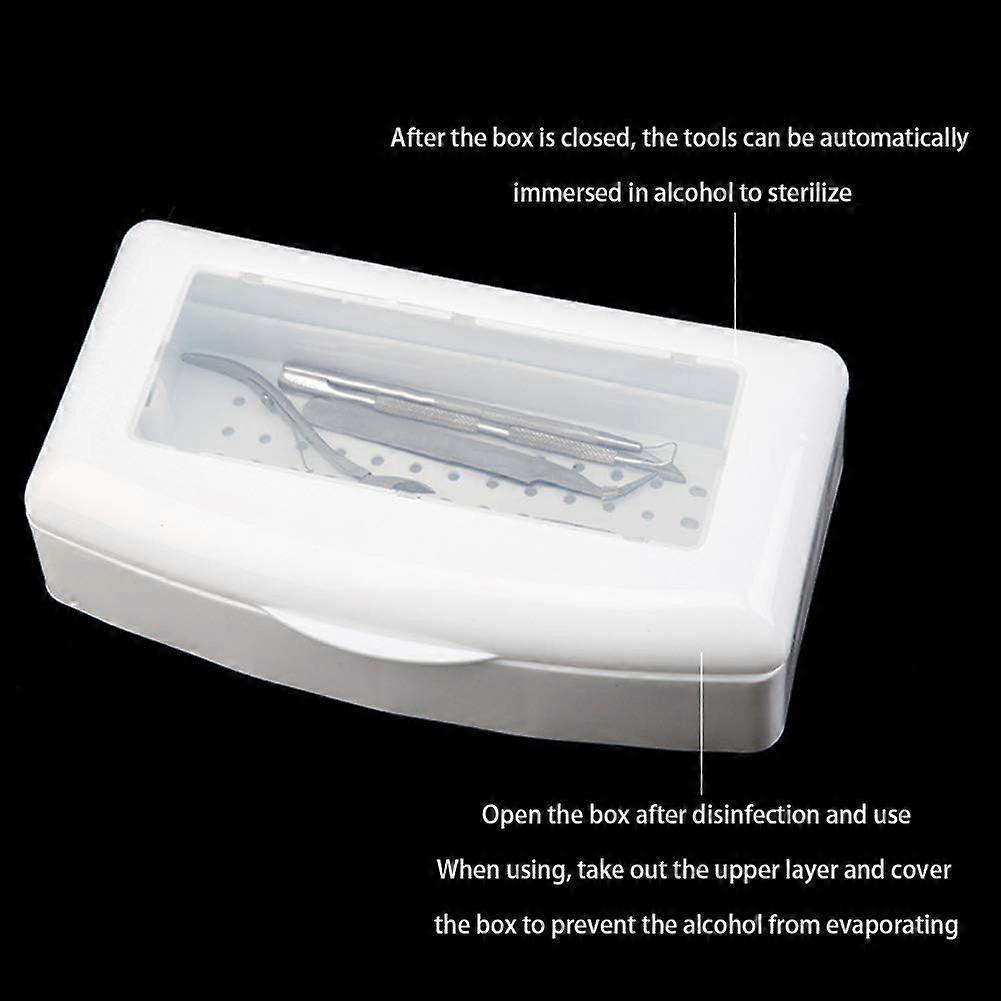 Nail Tools Sterilizer Tray, Clean Plastic Sterilizer Storage Box Nail ...