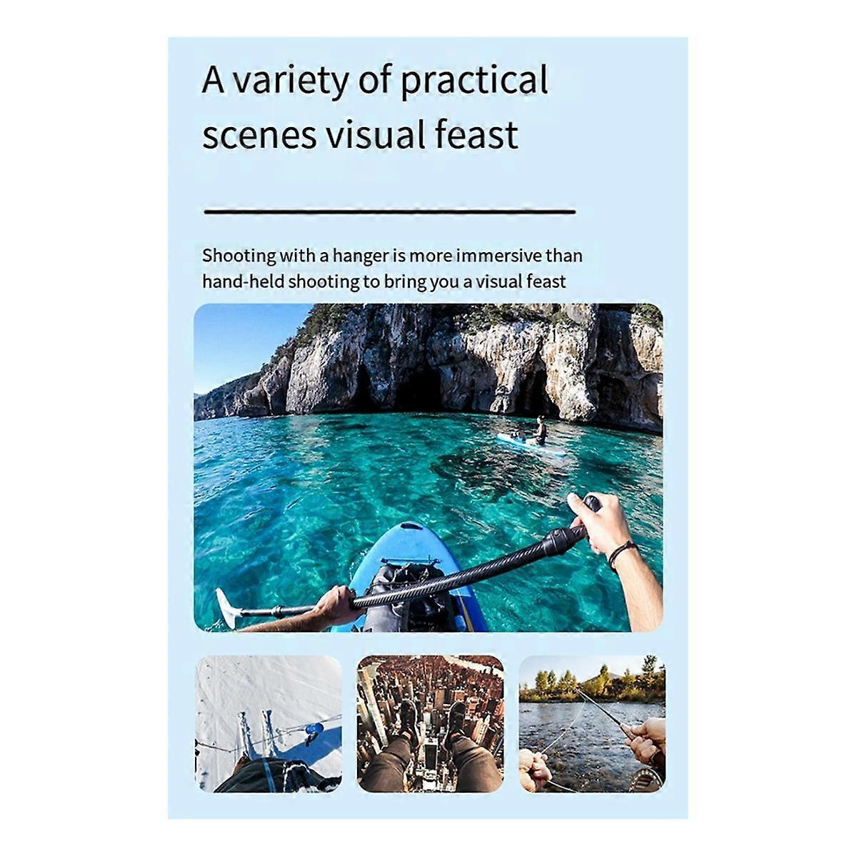 For Go3 Headband Portable Thumb Camera Head Mount Stand Adjustable Head ...