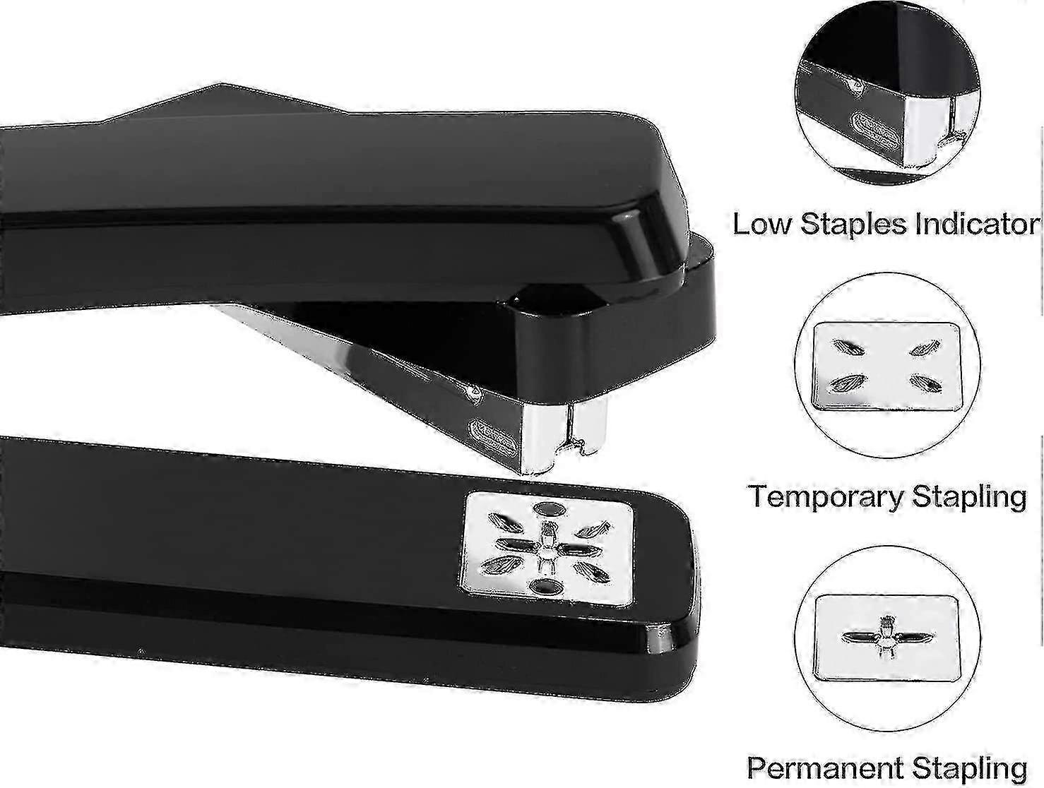 Swing-arm Swivel Stapler, 25 Sheet Capacity, 360 Degree Rotate Desktop ...