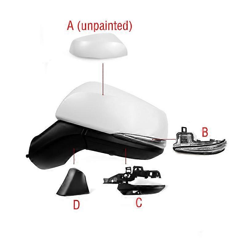 For Toyota RAV4 RAV 4 2020 2021 2022 Car Side Mirror Lower Base Cover ...