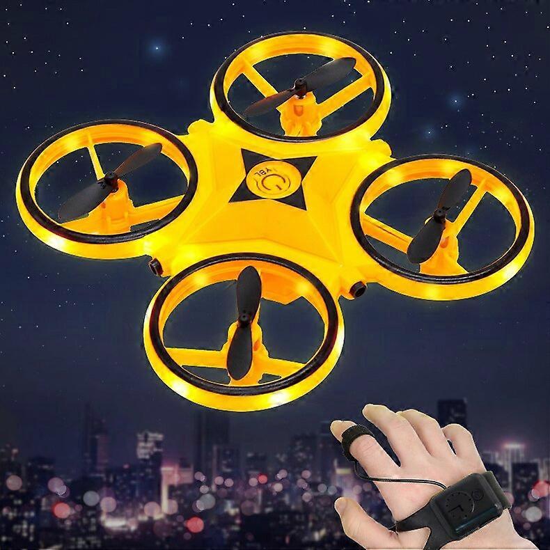 Mini Drone Boy Induction Aircraft Childrens Toy Hand Control Helicopter ...