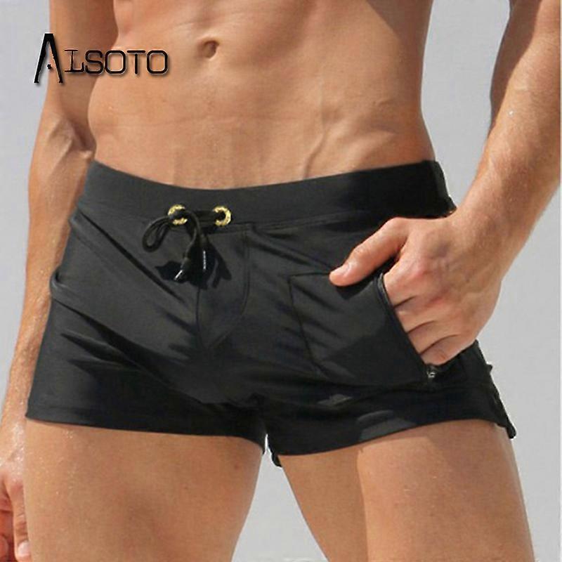 2022 New Swimwear Men Swimming Trunks Man Sexy Zwembroek Heren Maillot ...