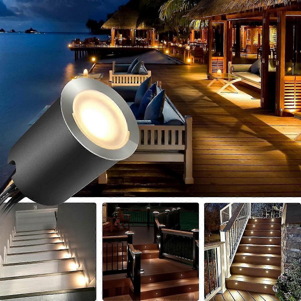 Set Of 16 Outdoor Recessed Led Spotlights,ip67 Waterproof, 32mm | Fruugo UK