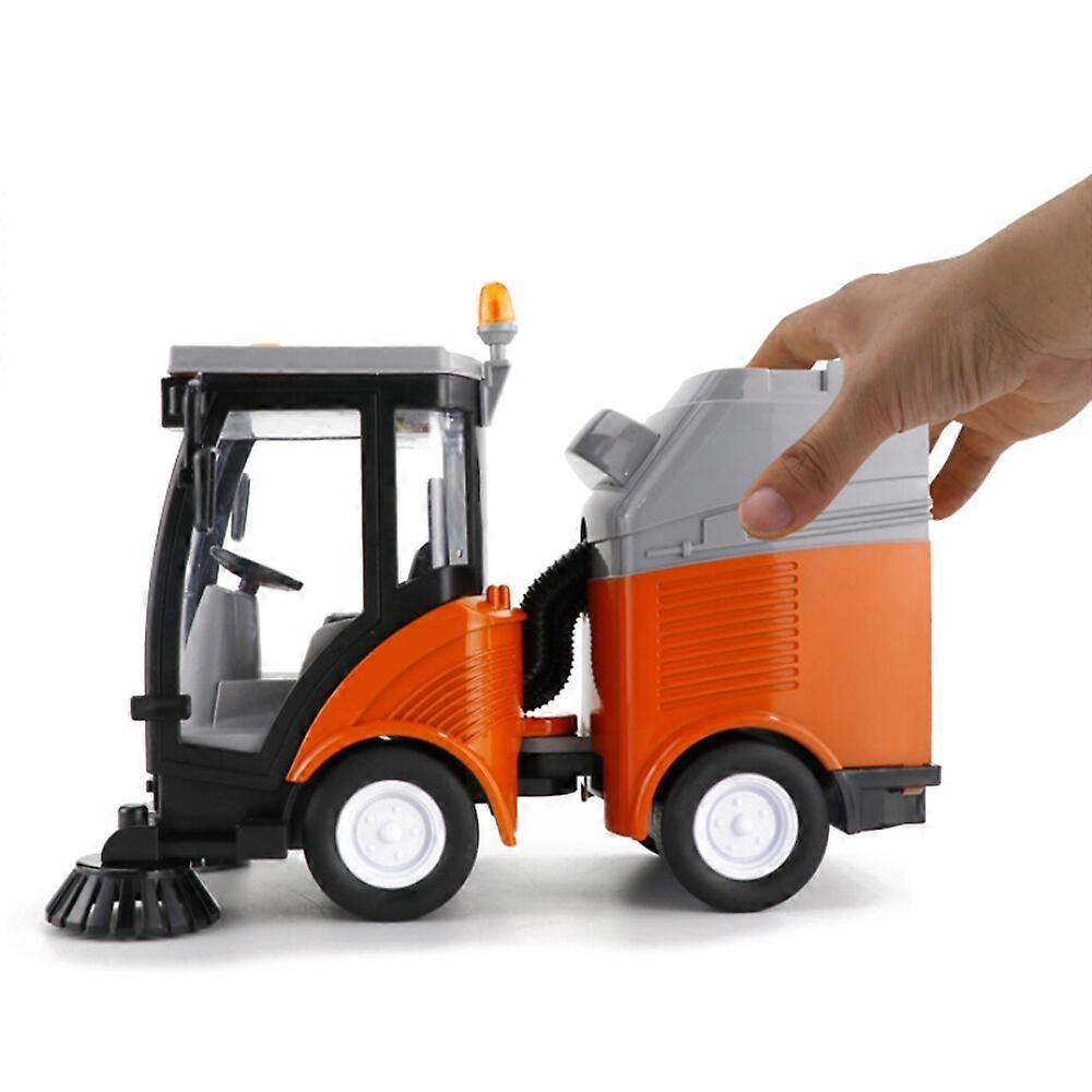 Simulation Road Sweeper Car Toy Garbage Truck Sanitation Disposal ...