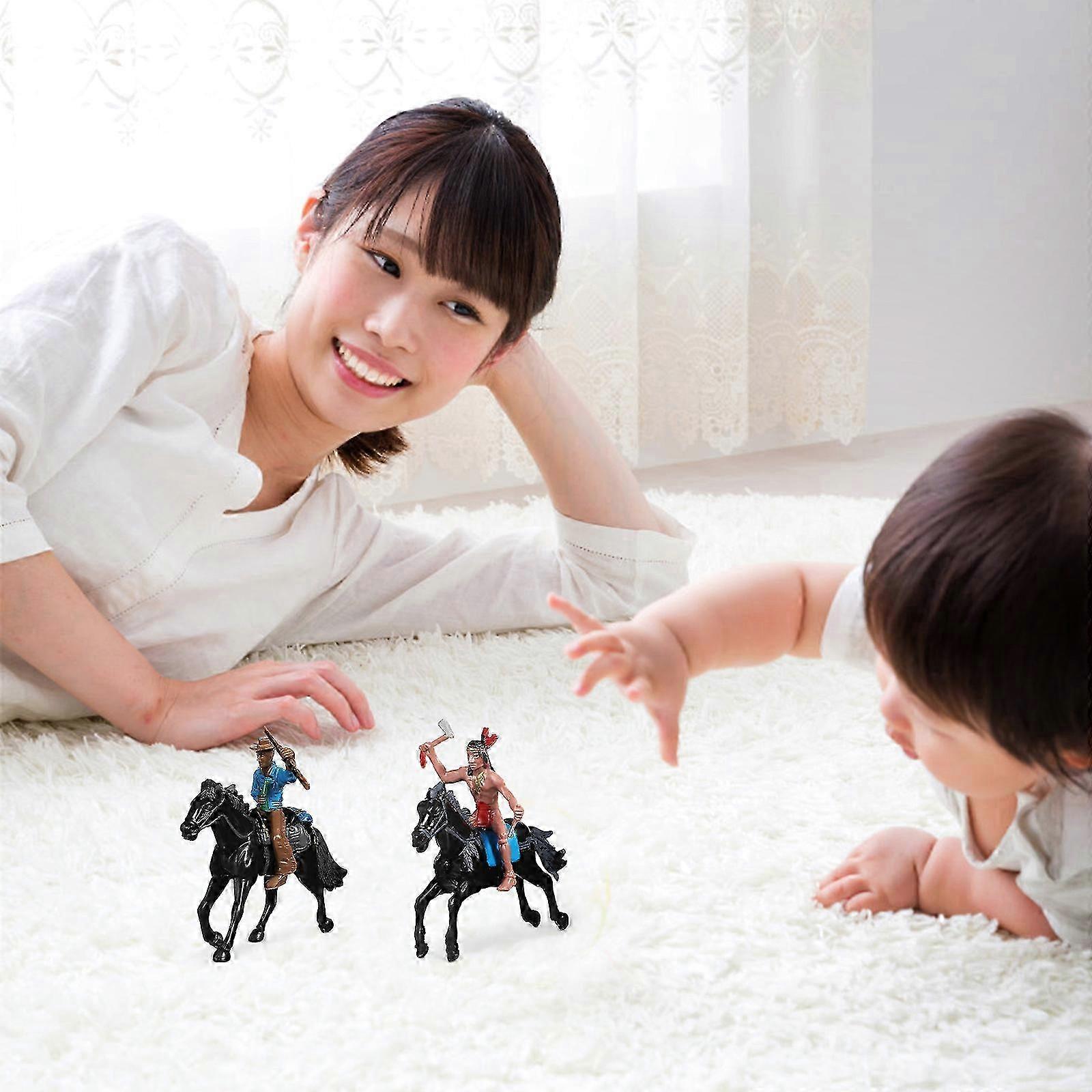 1 Set Cowboy Figures Cowboy Model Ornaments Cowboy Model Toys Cowboy ...