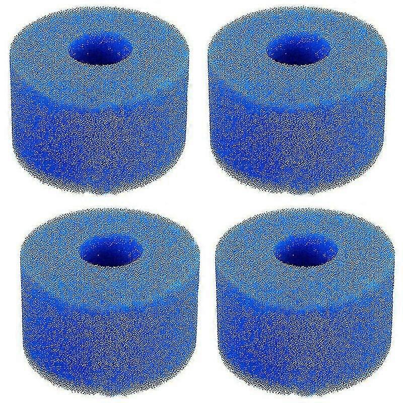 4 Pack Bio-foam Filter Inflatable Lay Z Spa Cartrid 58323 Filters Vi ...