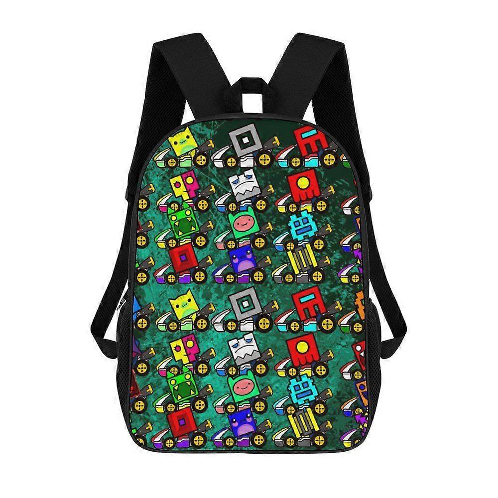i291 Ship Geometry Dash Backpack Casual Daypack School Bag Backpack ...
