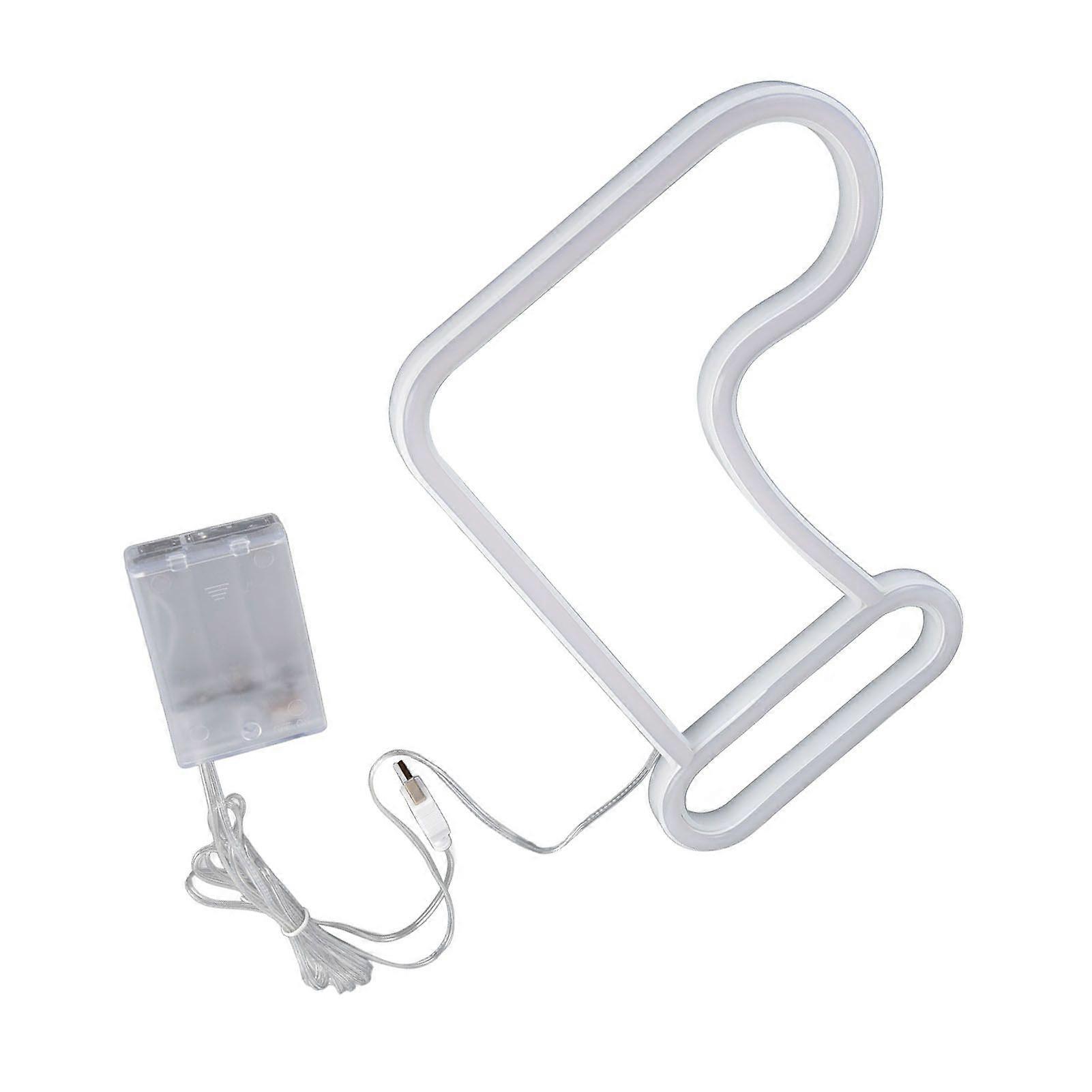 Neon Lights Christmas Stocking Shape LED Neon Lights Holiday Party ...