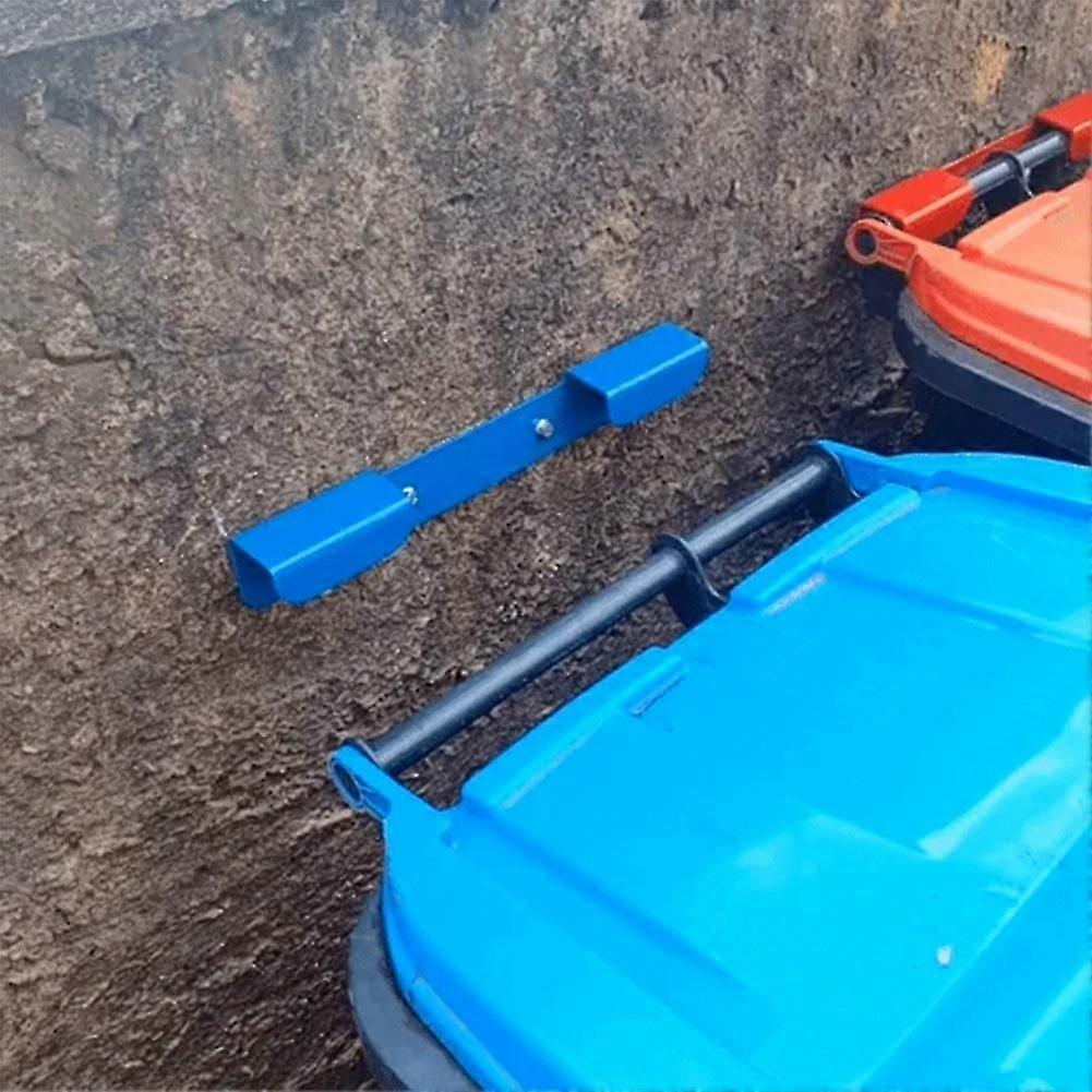 Steel Wheelie Bin Brackets Heavy-Duty Trash Can Rack for Secure Wall ...