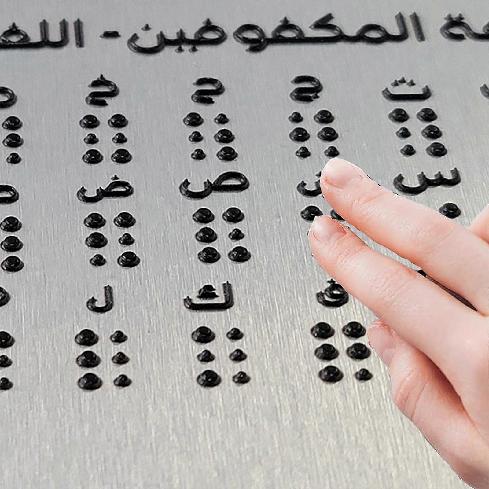 Arab Braille Alphabet Board Gifts Arabic Braille Board for Children ...