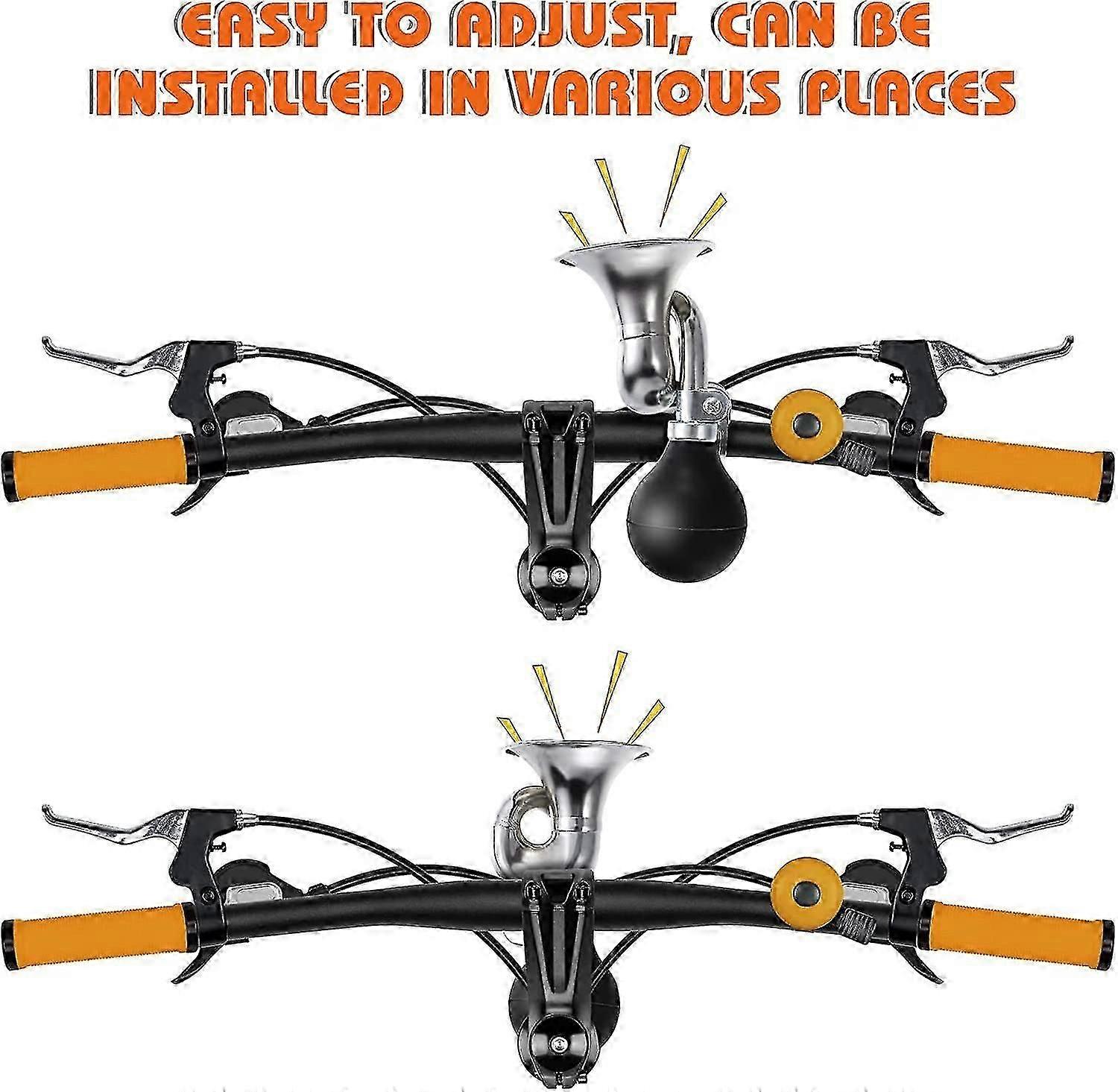 Bugle Horn Retro Clown Horn Classic Vintage Metal Twist Loudspeaker ...