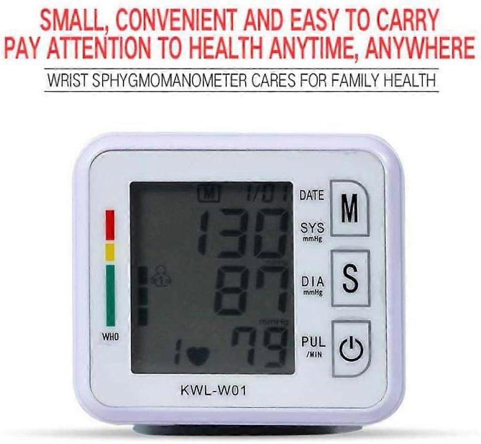 Wrist Blood Pressure Monitor, Accurate and Fast Heartbeat Detector ...