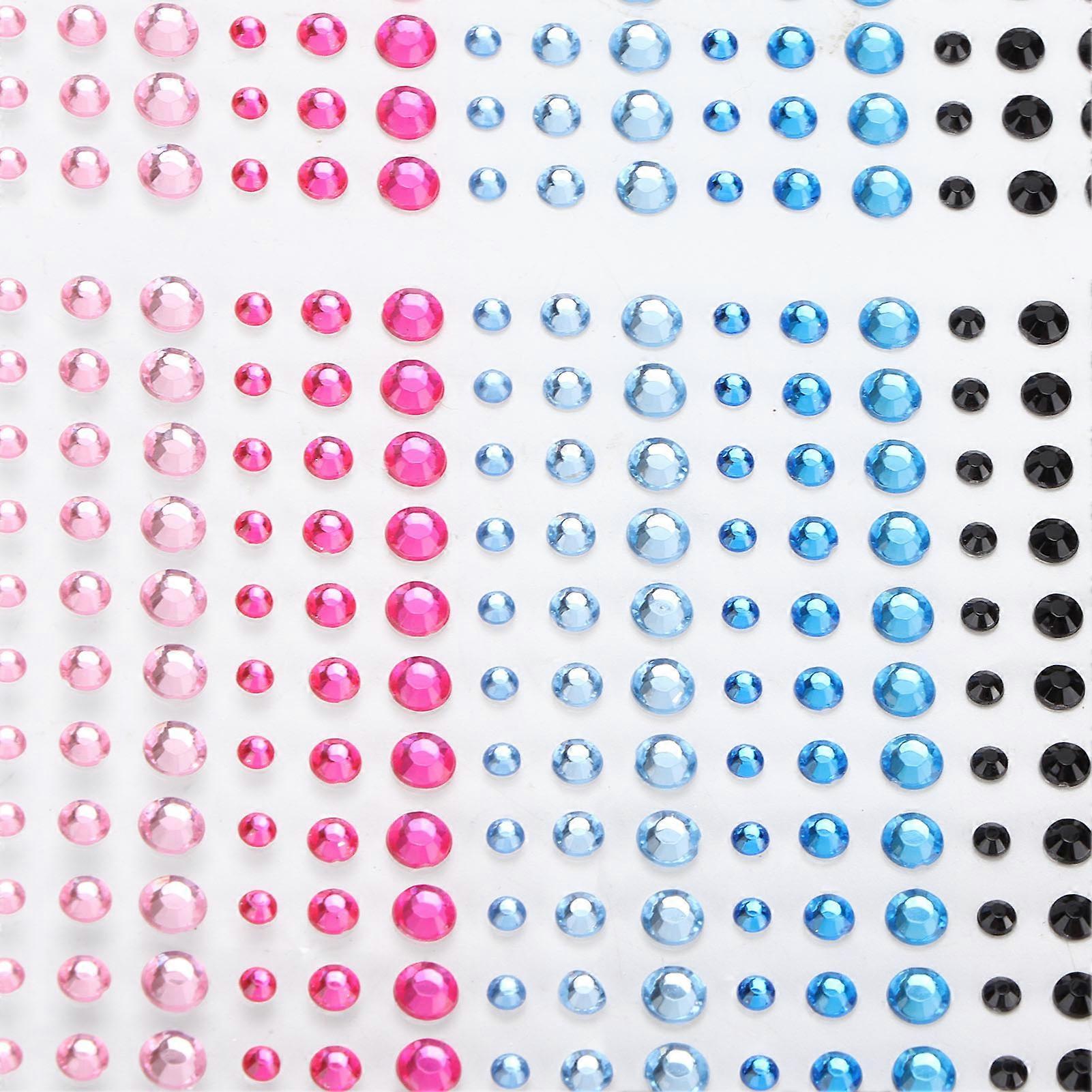 Rhinestones Stickers 15 Colors Self-Adhesive Bling Accessories for DIY ...