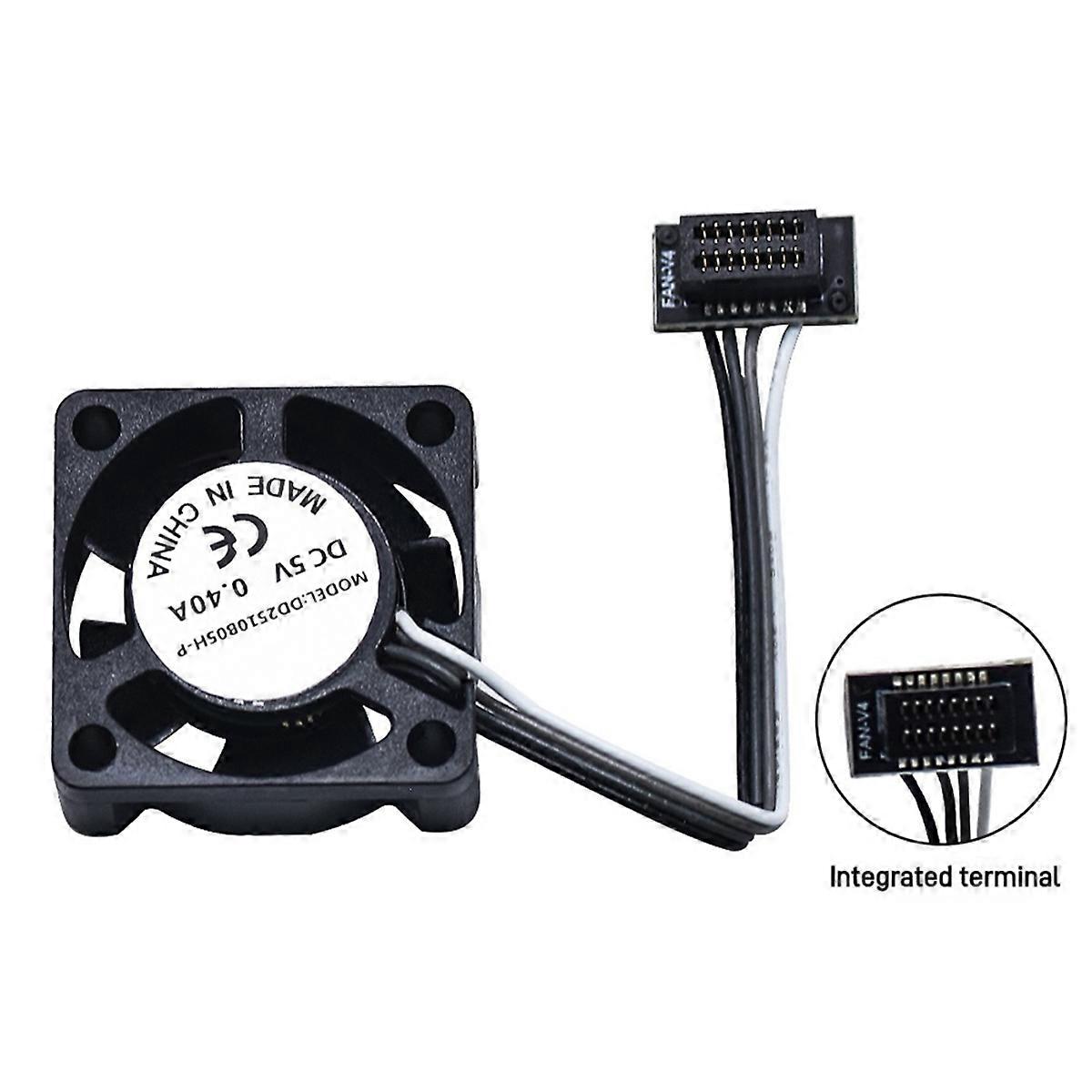 2Pcs Cooling Fan for Bambu Lab P1 Series 2510 High Speed Cooler Fans ...